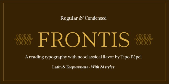 Frontis: descárguelo gratis e instálelo en su sitio web o Photoshop.